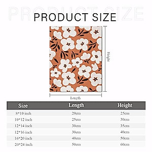 VEASPAEX Diamond Painting Kit Orange Background Flowers Pattern Adult Diamond Art Kit 8x10 inches DIY Digital Painting Full Drill Diamond Dot Craft Suitable for Home Wall Art Decoration.