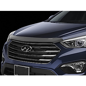 WeatherTech Custom Fit Stone & Bug Deflector for Hyundai Santa Fe, Dark Smoke