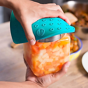 Premium Silicone Pot Holder for Pots/Pans | Multipurpose Trivets | Hot Pad, Spoon Rest, Coaster and More | 2 Pads | Featuring Heat Resistant Core Tech | UpGood Pro Series (Cool Kitchen Tools, Teal)