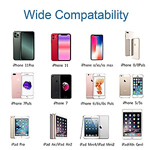 Lightning to RJ45 Ethernet LAN Network Adapter with Charge Port for Select iPhone,iPad Models 100Mbps Charging Plug and Play