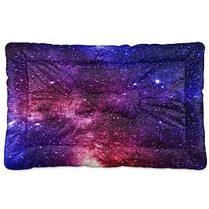 YETTASBIN Cgalaxy Crate Pet Bed, Portable Washable Dog Cat Mat, Soft Comfortable Pet Mattress with Non-Slip Bottom for Dogs Cats Sleeping, 36 x 24 Inch