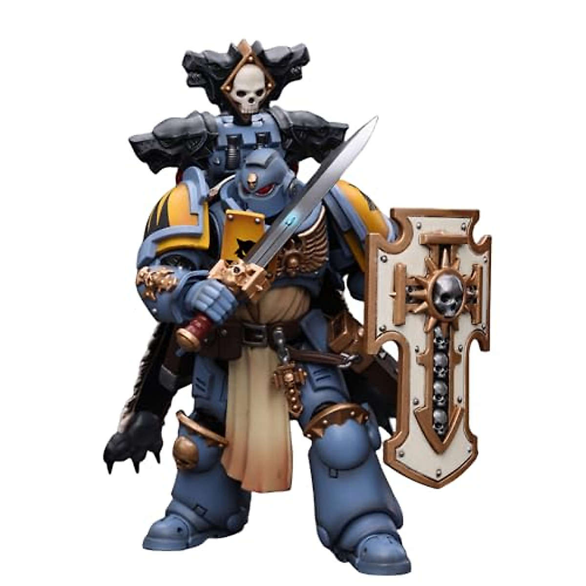 HiPlay JoyToy Warhammer 40K Collectible Figure: Primaris Space Marines Space Wolves Bladeguard Veteran 1:18 Scale Action Figures JT2795 (Space Wolves JT2795)