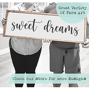 Add Some Rustic Southern Charm to Your Home with Farm Sign Together Art Wood Framed Wall Art - Multiple Sizes Available - Made in USA by Small Business 10" x 25"