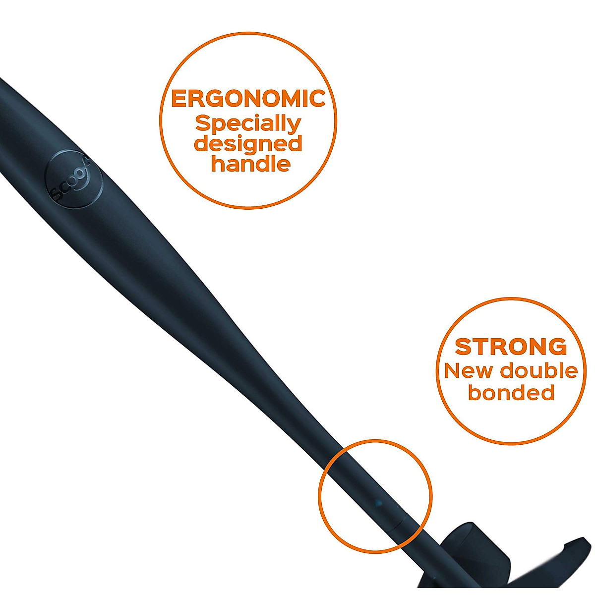 Scoof French Press Tool: Use To Stir And Improve Flavor. Then Clean Up With A Twist. A Scoop To Improve The French Press/Cafetiere Ritual (Navy Blue)