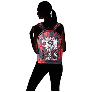 Grateful Dead Backpack, Red, Height 45cm, Width 30cm, Depth 15cm