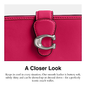 Coach Women's Tabby Medium Wallet, Dragonfruit, One Size