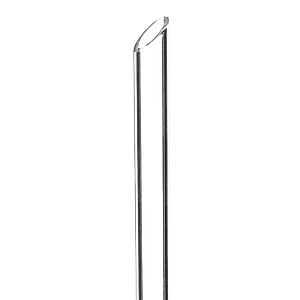 EISCO Heavy Filter Funnel, 125mm - Plain Stem, 16mm - Thick, Uniform Walls - Borosilicate Glass