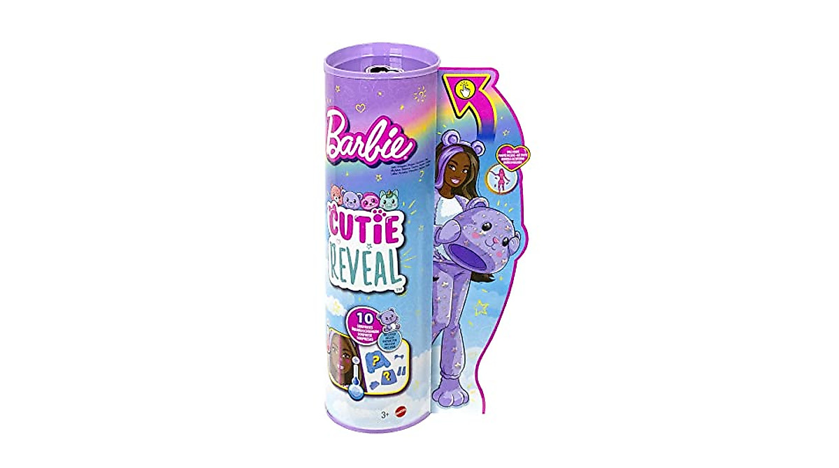 Barbie Cutie Reveal Doll with Teddy Bear Costume & Surprises