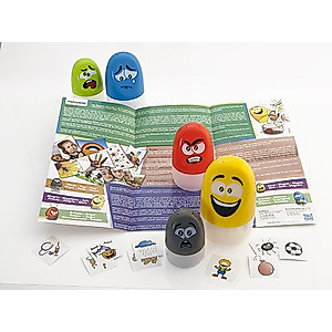 Miniland Emoticapsules. Multicolor and Funny Toy which Represent The Basic Emotions and Invite Children from 2 to 6 Years to Recognize Daily Feelings. SEL Learning