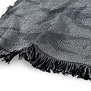 LOGOVISION Elvis Presley Blanket, 50"x60" Moves Woven Tapestry Cotton Blend Fringed Throw