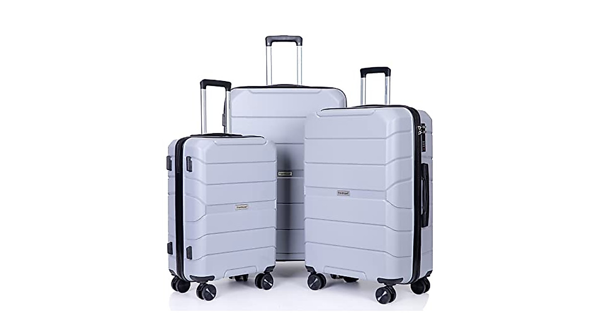 Travelhouse Hardshell Luggage Set - 3 Piece Suitcase