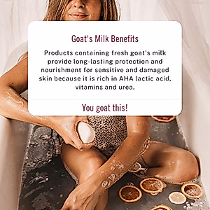 Nature by Canus Bar Soap With Fresh Canadian Goat Milk Vitamin A B3 Potassium Zinc and Selenium, Fragrance Free, 5 Ounce