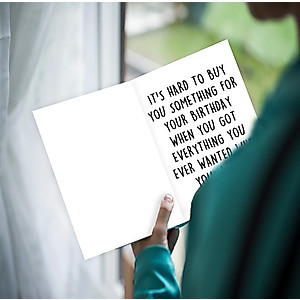 YiKaLus Happy Birthday Card for Mom Dad, Funny Bday Gift from Daughter Son, Sweet Mother’s Day Card for Her, Nice Fathers Day Gift Idea for Him