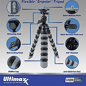 FUJIFILM X100V Digital Camera (Black) + SanDisk 64GB Ultra SDXC, Portable Mini Metal Camera Dolly, Spare Battery, Water-Resistant Sling Backpack, Mini “Gripster” Tripod & Much More (23pc Bundle)