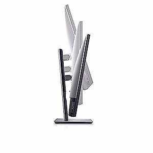 Dell U2720QM 27 Inch UltraSharp 4K UHD, IPS Ultra-Thin Bezel Monitor (HDMI, DisplayPort, USB-C), VESA Certified, Silver, Black