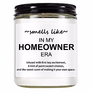 Housewarming Candle, House Warming Gifts New Home Gift Ideas, Funny Housewarming Gifts for Women Men, New Apartment Home Gifts, Vanilla Scented Candle