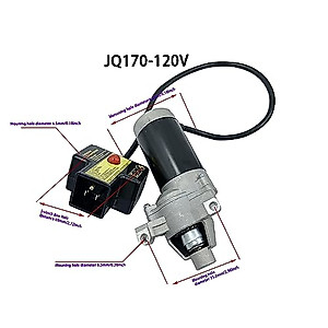 Risetosun JQ170 Replacement Motor Starter Compatible with MTD Cub Ca-det Snowblower Snow Thrower 951-10645,951-10645A,951-10645B,751-10645,751-10645A