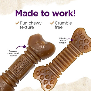 Natural Farm All-Natural Dog Dental Chew, Dog Teeth Cleaning Treats - Fresh Breath, Fight Plaque & Tartar - Canine Mess-Free Oral Care, Teeth Cleaning Chews for Dogs +50 Lbs (8 Treats)