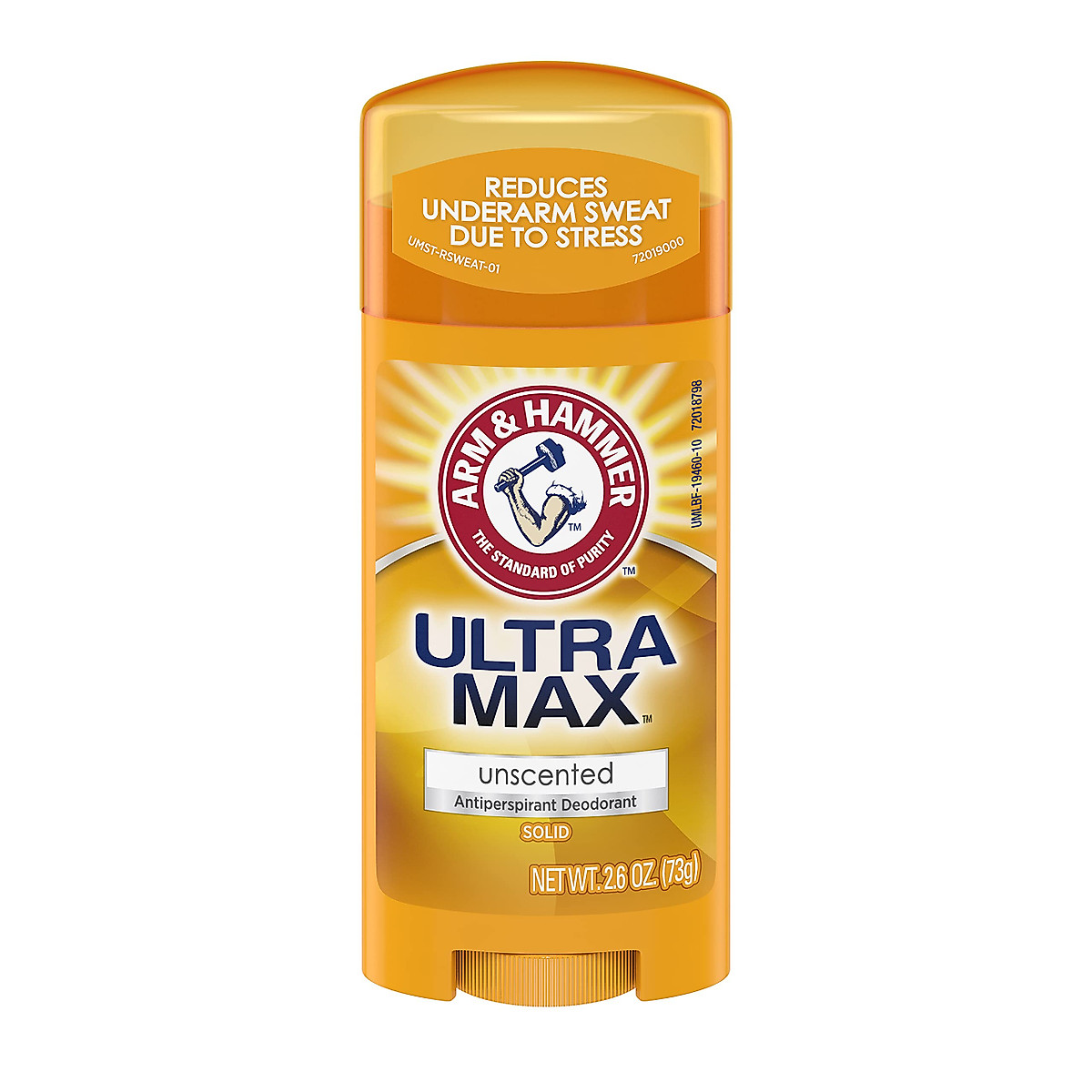 ARM & HAMMER ULTRAMAX Anti-Perspirant Deodorant Invisible Solid Unscented 2.60 oz (6-Pack)