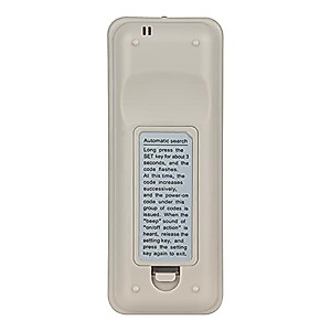 Universal AC Remote, Replace A/C Remote Control Compatible with Carrier/Samsung/Kelon/Hyundai/Gree/Funai/Daikin/Trane/Toshiba/Sanyo/Mitsubishi/Fujitsu/Hitachi/Haier/LG/York/Midea Air Conditioner
