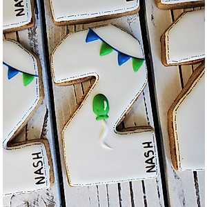 Large Number Two #2 Cookie Cutter, 4.25" Made in USA by Ann Clark