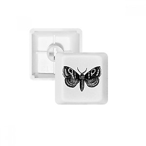 DIYthinker Black Butterfly with Simple Pattern Keycap Mechanical Keyboard PBT Gaming Upgrade Kit