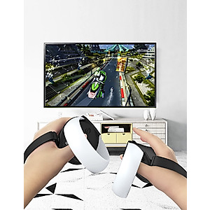 Controller Grips Compatible with Oculus Quest 2 Accessories, Silicone Grip Cover Protector, Soft Shell Skin by Gwyoneaon