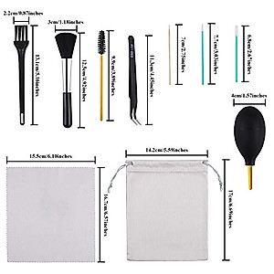 ADXCO 129 Pieces Cell Phone Cleaning Kit Camera Cleaning Kits USB Charging Port and Headphone Port Brush Set Compatible with Phone, iOS Android, Cell Phone, Electronics Cleaner