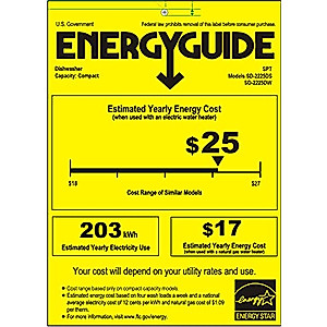 SPT SD-2225DWA Energy Star Countertop Dishwasher with Delay Start & LED – White