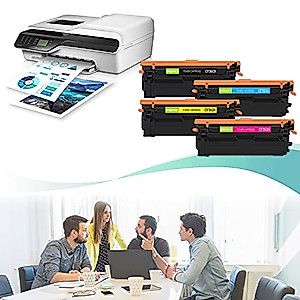 GREENBOX Compatible 508X Toner Cartridge Replacement for HP 508X 508A CF360X CF361X CF362X CF363X for Color Enterprise M553dn M553x M553n M552dn M553 M577 M577Z M577dn M577f M577c (4-Pack, High-Yield)
