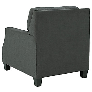 Signature Design by Ashley Bayonne Modern Arm Chair, Dark Gray