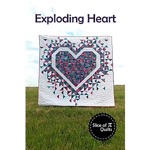 Slice of Pi Quilts Exploding Heart Pattern