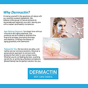 Dermactin Upper Eyelid Cream 1 oz. Firms & Tones Sagging & Drooping Skin On Upper Eye Lids, for Younger, More Vibrant & Alert Appearance, for Sensitive Skin In The Eyelids