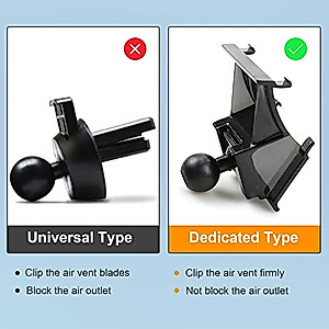 Design for Honda Civic 2022 2023 Air Vent Clip for Car Mount with Diameter 0.67 inch (17mm) Joint Ball Strong Vent Grip Stuck Lock Base for Most Car Phone Mount Holders 2022 2023 Civic Accessories