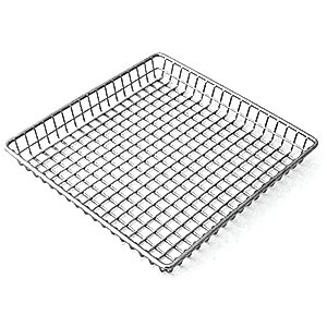 G.E.T. 4-83599 Stainless Steel Metal Rectangular Wire Serving Tray Stainless Steel Wire Baskets Collection