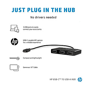 Hp USB-C to USB-A Hub