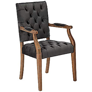 Christopher Knight Home Carolina Velvet Dining Chair, Charcoal