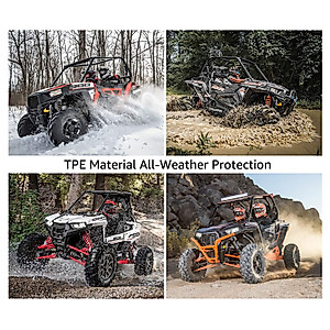 RZR Front Floor Mats, A&UTV PRO Floor Liners All Weather Protection Compatible for 2014-2023 Polaris RZR XP 1000 900 S XC Turbo 2 Doors Accessories Replace # 2880414