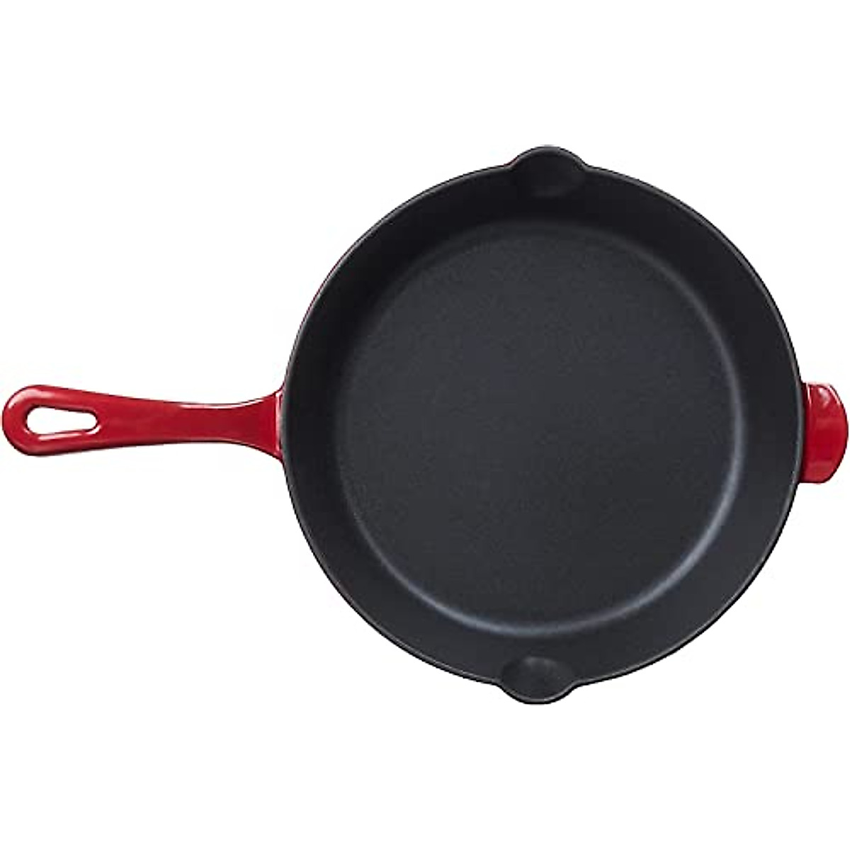 Cuisinart Chef's Classic Enameled Cast Iron 10-Inch Round Fry Pan, Cardinal Red