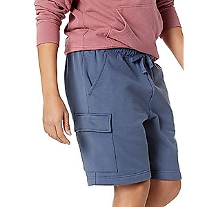 Amazon Essentials Men's Fleece Cargo Short, Indigo, XX-Large