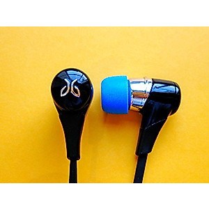 12pcs (BLMF-B)- S/M/L Premium Memory Foam and Round Replacement Eartips Earbuds Set Compatible with Jaybird Bluebuds X Earphones Headphones