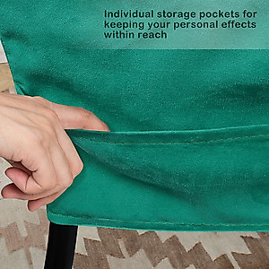 Superrella Modern Soft Accent Chair Living Room Upholstered Single Armchair High Back Lazy Sofa (Teal)