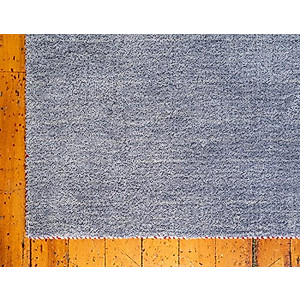 Unique Loom Solid Gava Collection 100% Natural Twisted Wool Modern Terracotta Area Rug (8' x 12')
