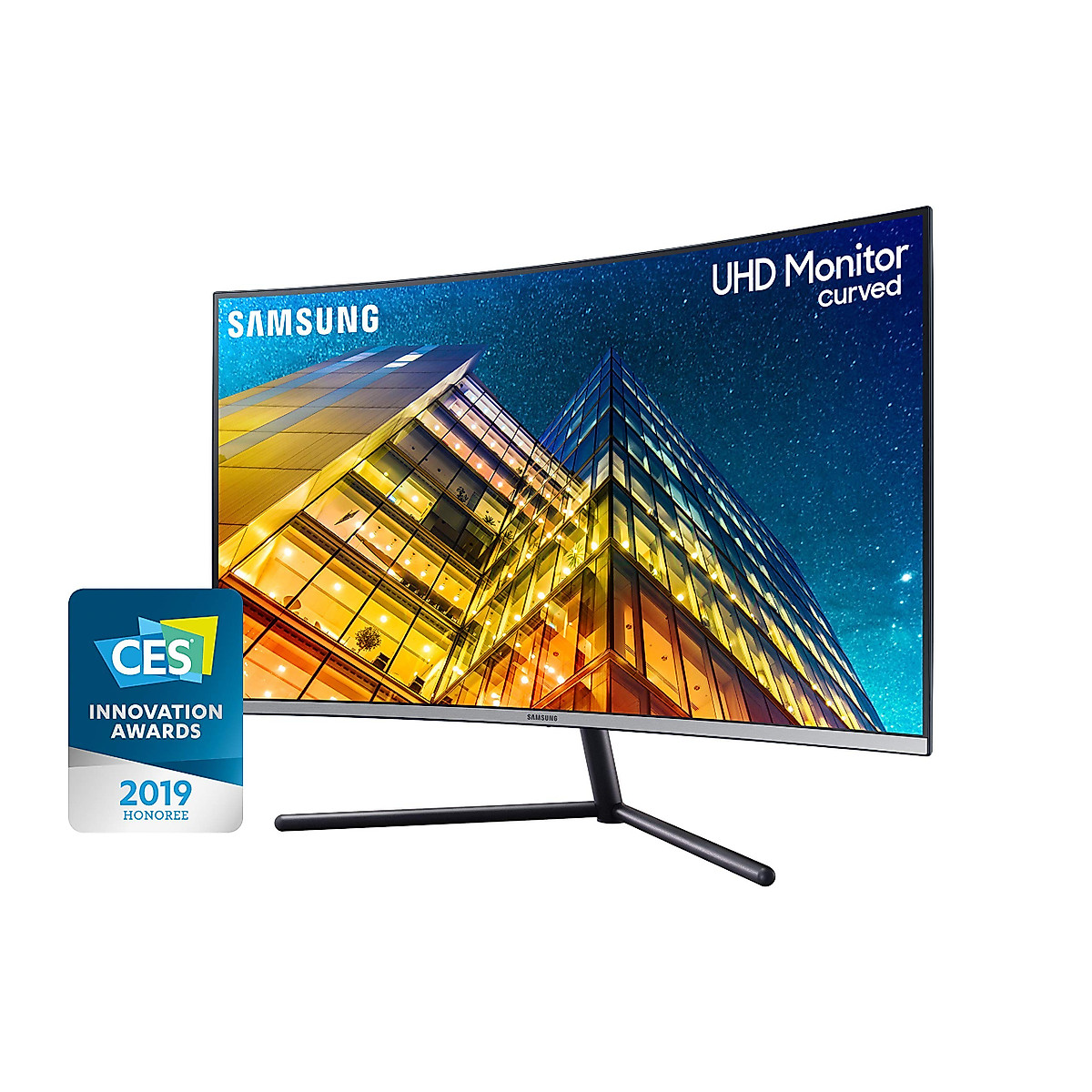 Samsung U32R590 32-Inch Curved 4K UHD Monitor (LU32R590CWNXZA) (Renewed)