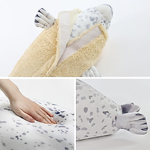 25" Chubby Blob Seal Pillow Soft Plushies, Cute Ocean Stuffed Animals Plush Toy, Room Decor,Throw Pillow Doll Big Plush Toys Gift for Girlfriend,Boys, Girls (Large(25 in))