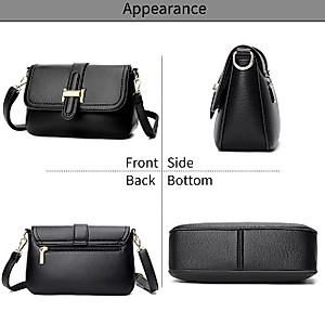 FSD.WG Fashion Quilted Crossbody Bag,Leather Ladies Shoulder Purses, Mini Shoulder Bag,Phone Wallet Purse for Women