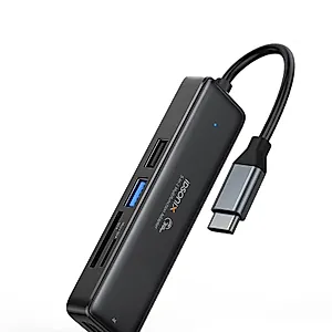 USB-C HUB 4K 60Hz, iDsonix USB-C Multiport Adapter with 4K HDMI, USB 3.0 5Gbps Data Transfer Port for MacBook Pro/Air M1 2020, iPad Pro 2021, iPad Mini 6, Surface Pro and More