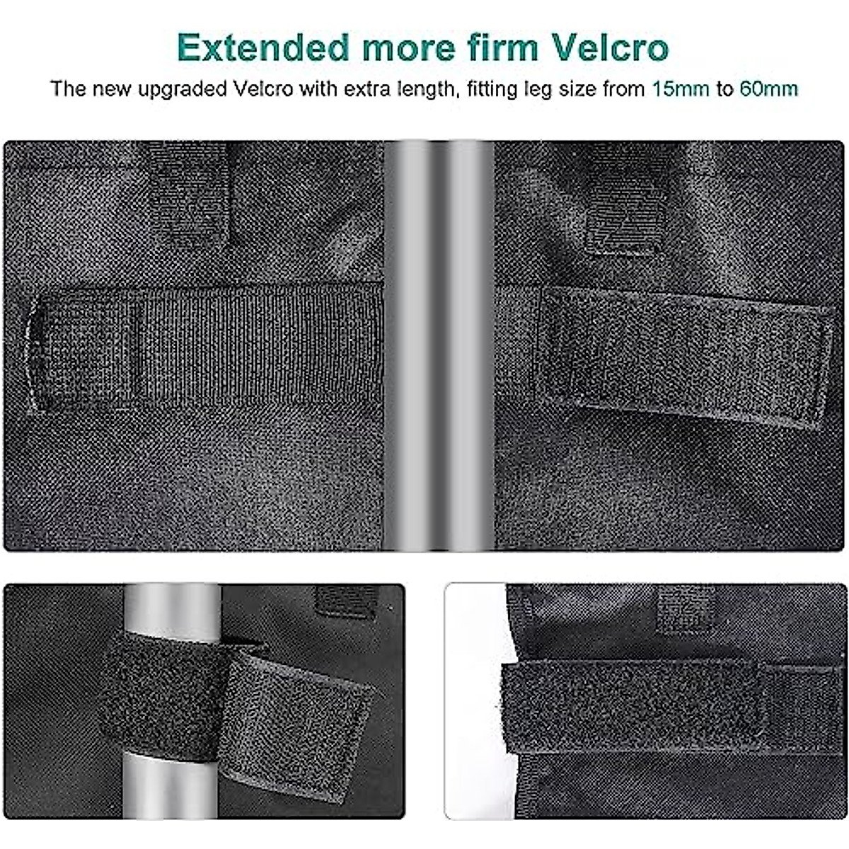 Industrial Gazebo Weights 600D, Set of 4 Gazebo Weights for Gazebos, PVC Inner Coating, Sand Bag for Pop-Up Tent, Canopy or Parasol