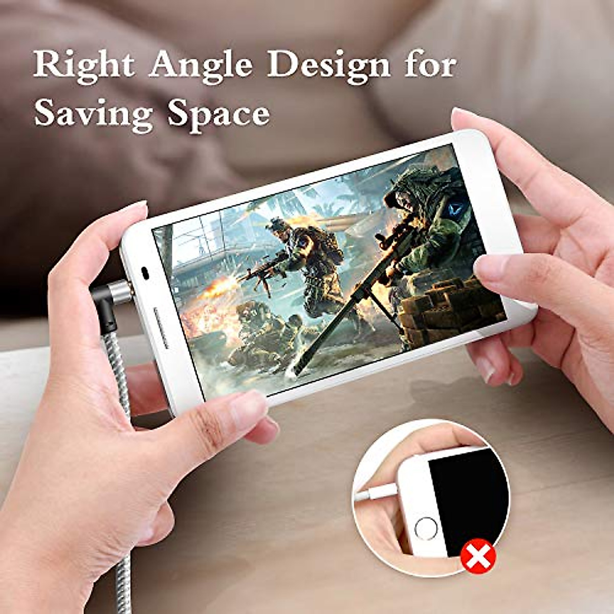 Hftywy Headphone Extension Cable 20 ft 3.5mm Extension Double Shielded Stereo Jack Male to Female Aux Extension Cable TRS Auxiliary Extender，Audio Extension Cable Braided 1/8 AUX Extension Cord