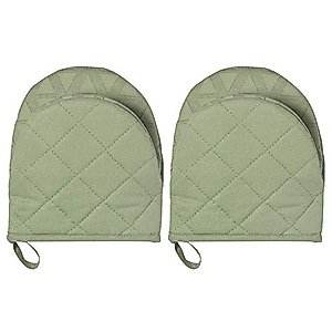Now Designs Sage Grabber Set of 2 Mitt, 2